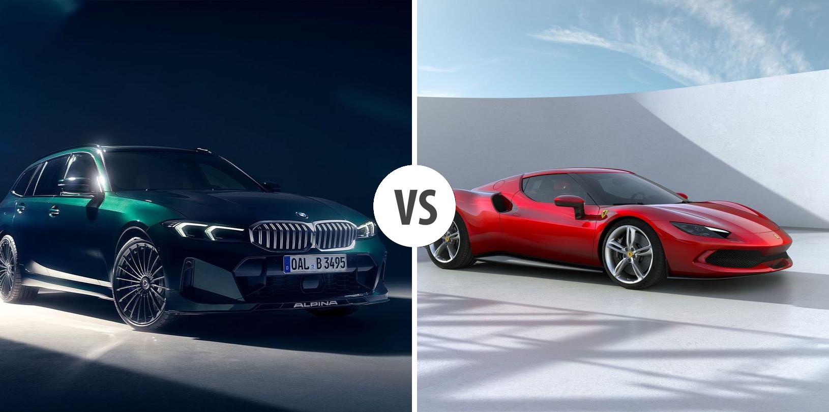 Alpina B3 Touring (bis 2026) VS Ferrari 296 Coupé – Vergleiche Preise ...