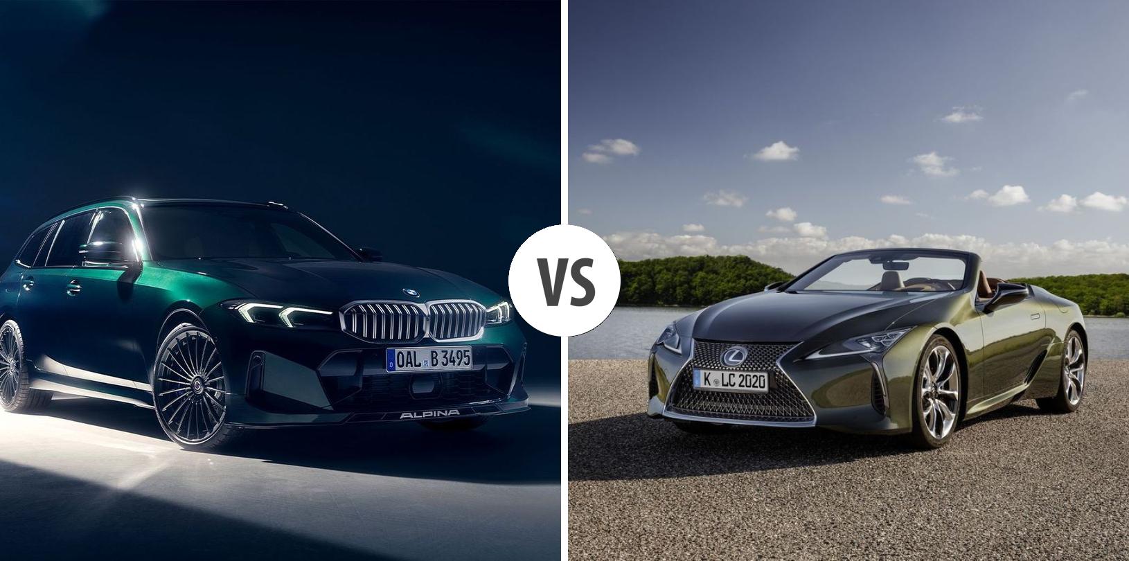 Alpina B3 Touring VS Lexus LC Cabriolet – Vergleiche Preise, Leistung ...