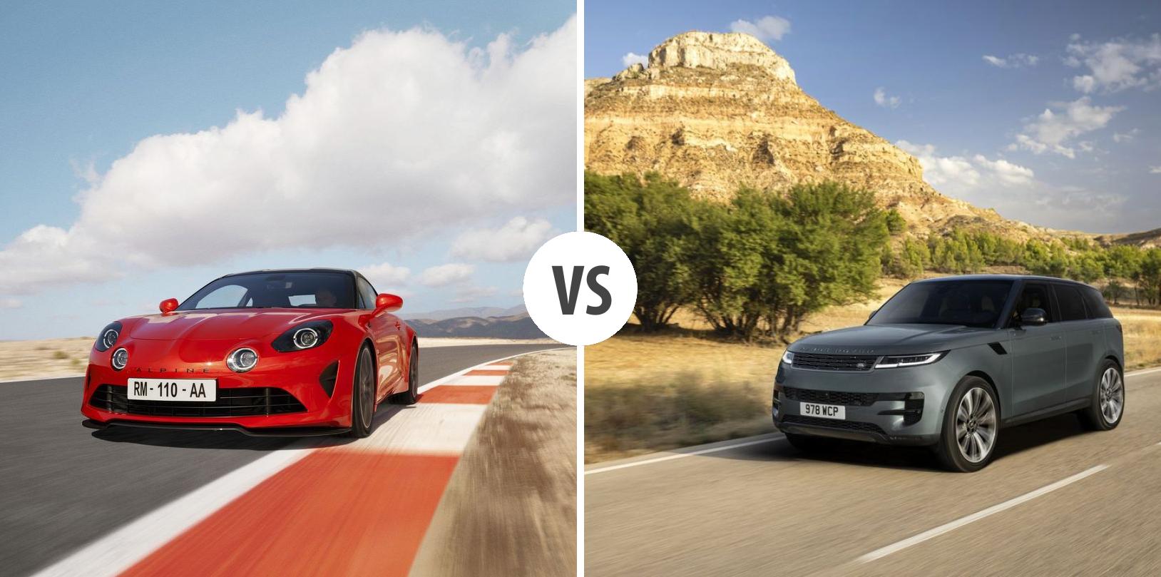 Alpine A110 VS Land Rover Range Rover Sport Autovergleich | AUTOGOTT.AT