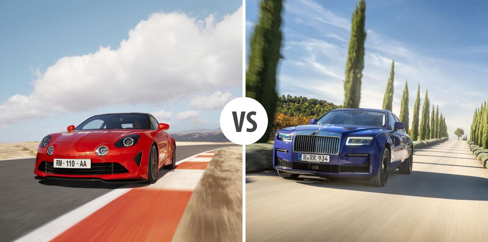 Alpine A110 VS Rolls-Royce Ghost – Vergleiche Preise, Leistung ...