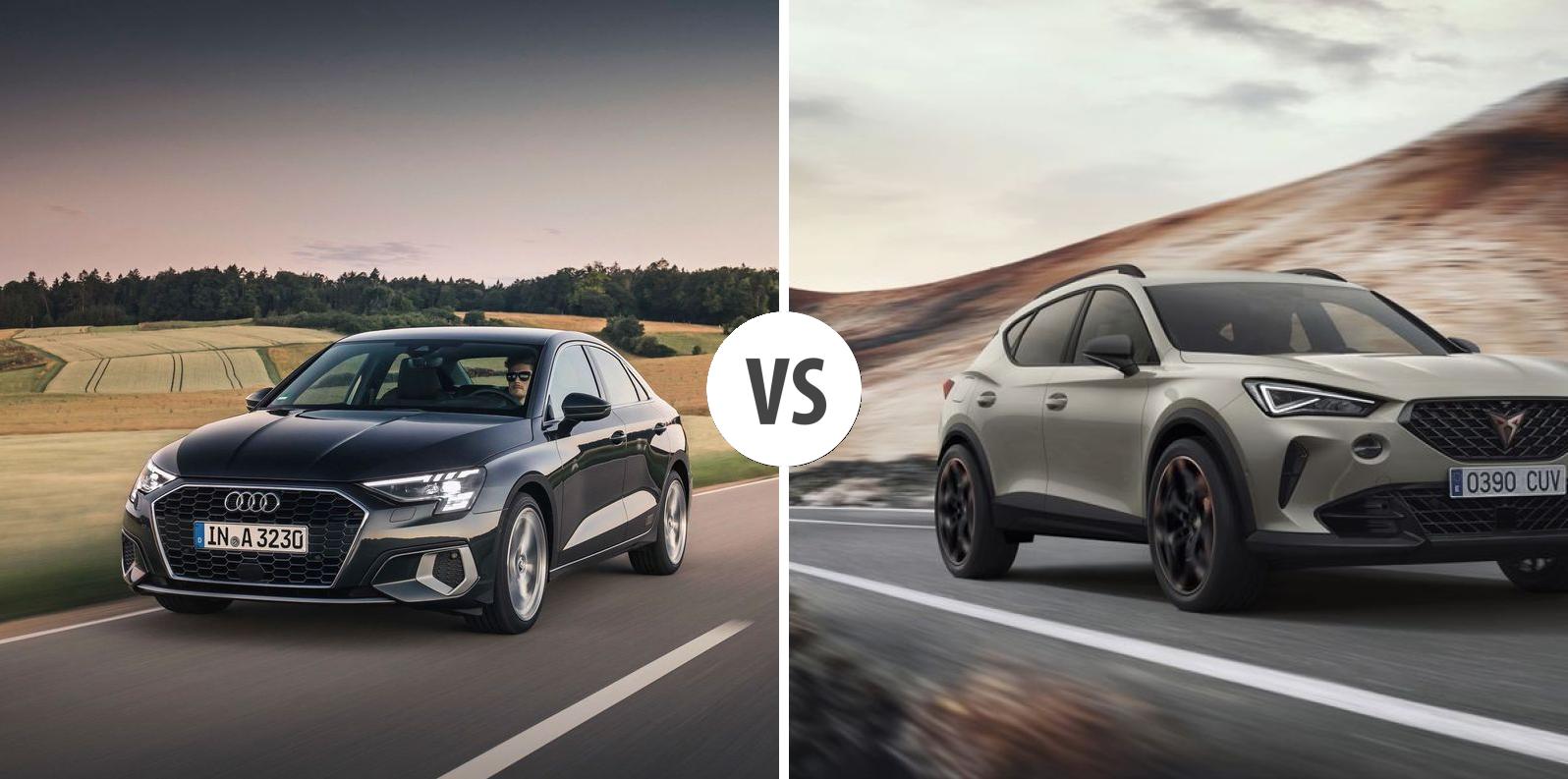 Audi A3 Limousine VS CUPRA Formentor Autovergleich | AUTOGOTT.AT