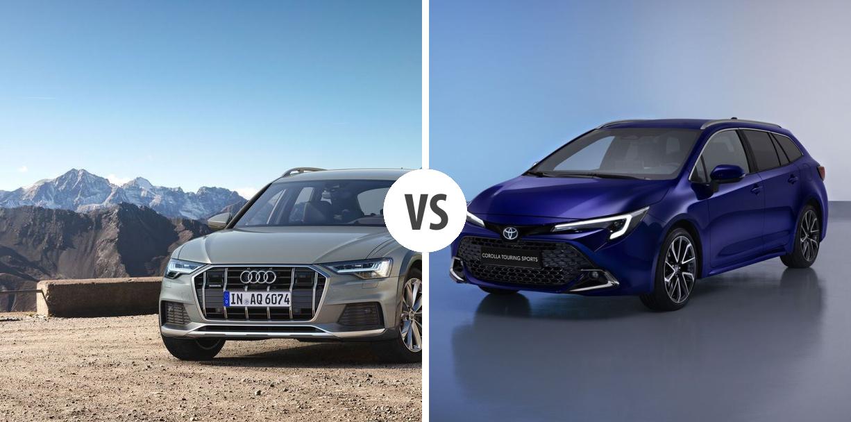 Audi A6 allroad quattro VS Toyota Corolla Touring Sports – Vergleiche ...