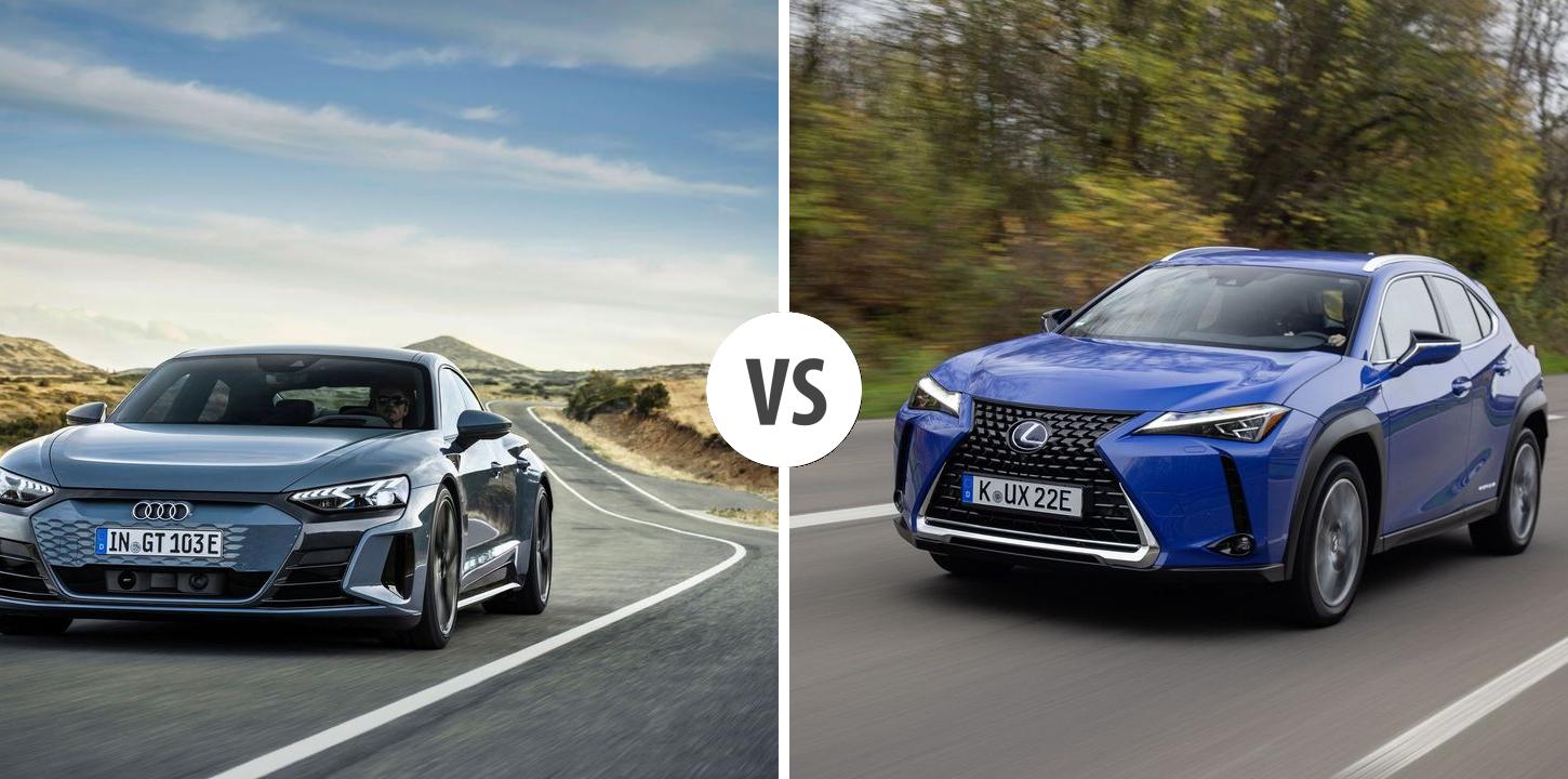 Audi e-tron GT VS Lexus UX Elektro – Vergleiche Preise, Leistung ...