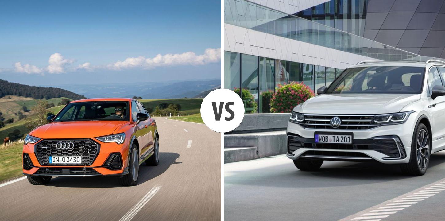 Audi Q3 Sportback VS Volkswagen Tiguan Allspace Autovergleich | AUTOGOTT.AT