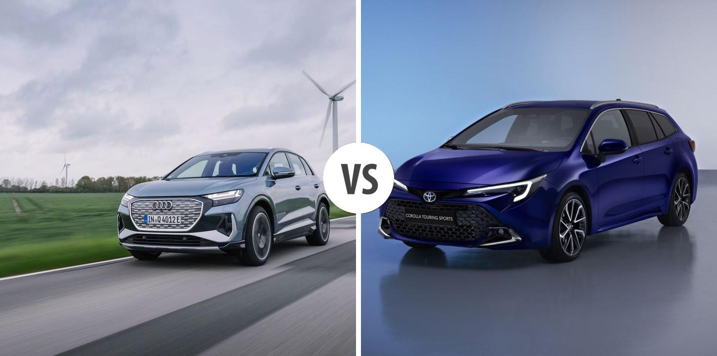 Audi Q4 e-tron VS Toyota Corolla Touring Sports Autovergleich | AUTOGOTT.AT