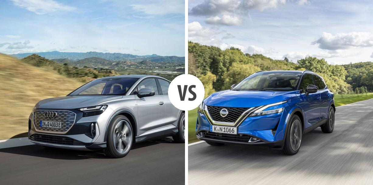 Audi Q4 Sportback e-tron VS Nissan Qashqai – Vergleiche Preise ...