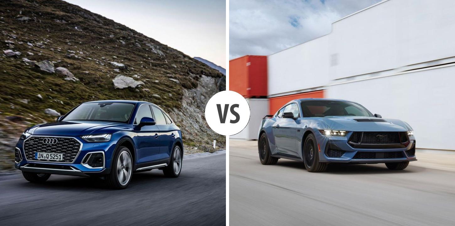 Audi Q5 Sportback VS Ford Mustang Fastback Autovergleich | AUTOGOTT.AT