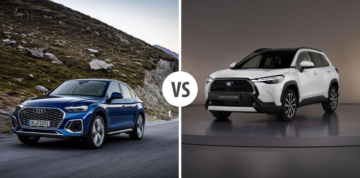 Audi Q5 Sportback VS Toyota Corolla Cross Autovergleich | AUTOGOTT.AT