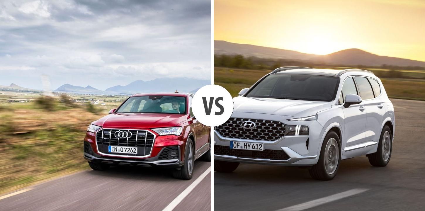 Audi Q7 VS Hyundai Santa Fe – Vergleiche Preise, Leistung, Kofferraum ...