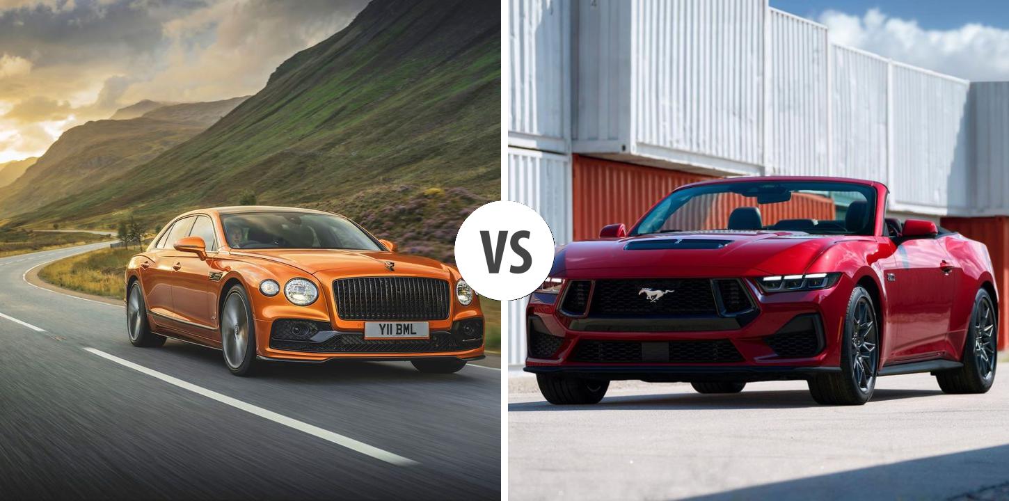 Bentley Flying Spur (bis 2025) VS Ford Mustang Convertible – Vergleiche ...