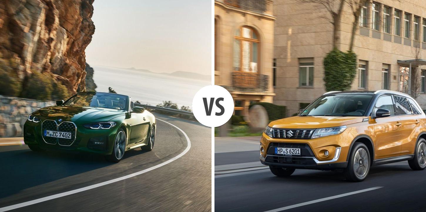 BMW 4er Cabrio VS Suzuki Vitara – Vergleiche Preise, Leistung ...