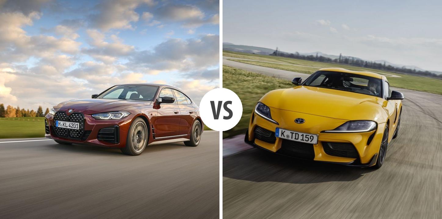 BMW 4er Gran Coupé VS Toyota Supra – Vergleiche Preise, Leistung ...