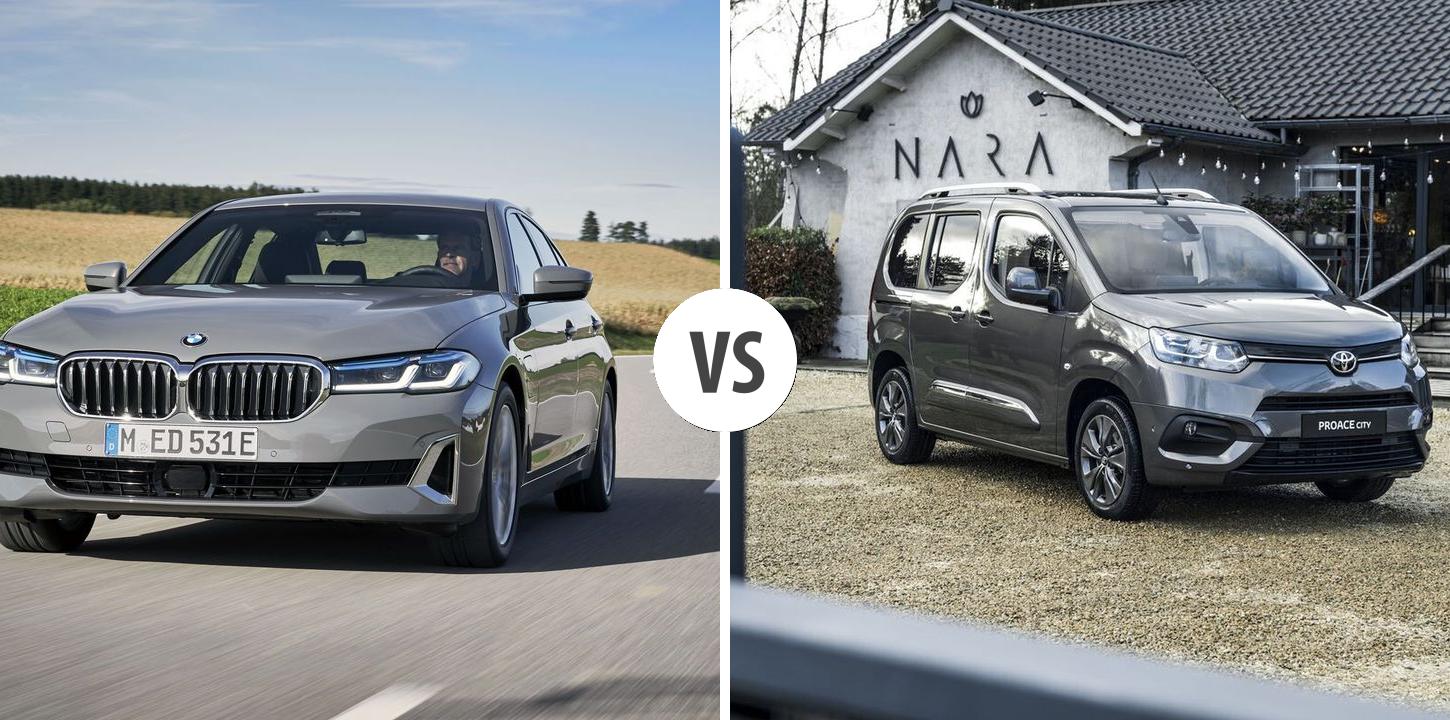 BMW 5er Limousine VS Toyota Proace City Verso L2 – Vergleiche Preise ...