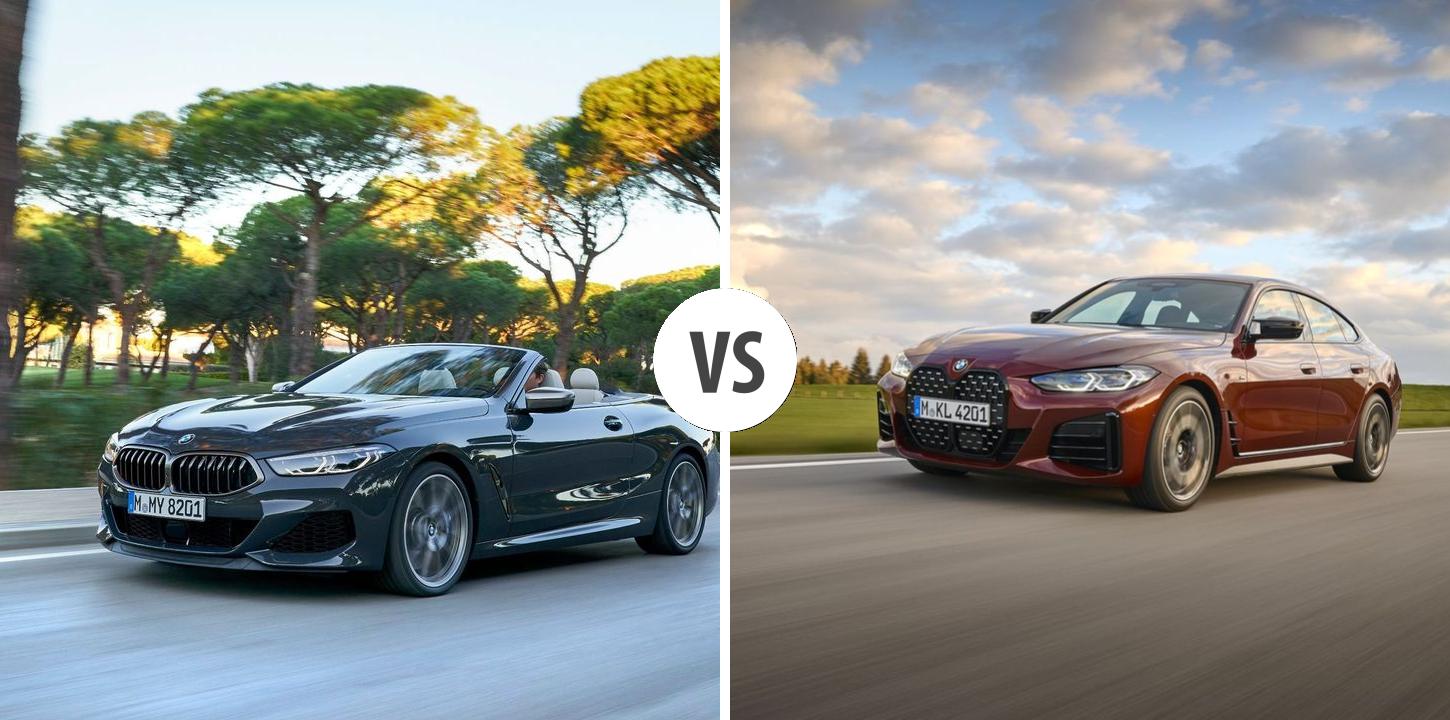 BMW 8er Cabriolet VS BMW 4er Gran Coupé – Vergleiche Preise, Leistung ...