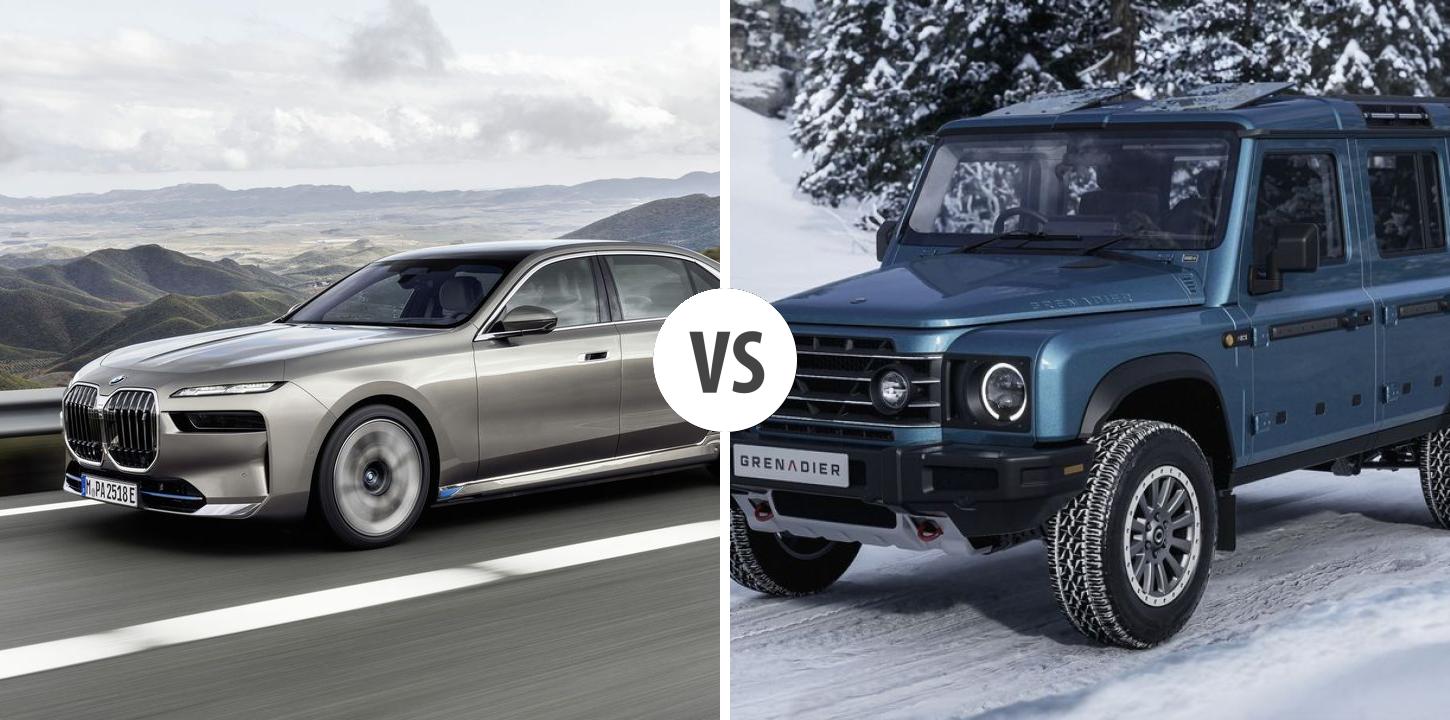 BMW i7 VS INEOS Grenadier – Vergleiche Preise, Leistung, Kofferraum ...