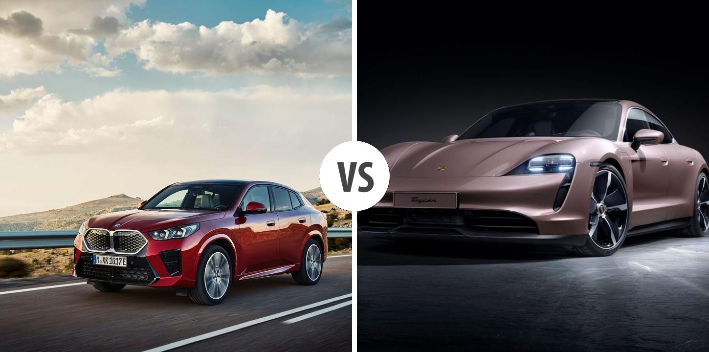 BMW iX2 VS Porsche Taycan – Vergleiche Preise, Leistung, Kofferraum & Ausstattungen | AUTOGOTT.AT