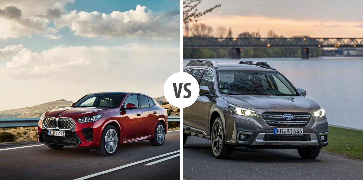 BMW iX2 VS Subaru Outback – Vergleiche Preise, Leistung, Kofferraum ...
