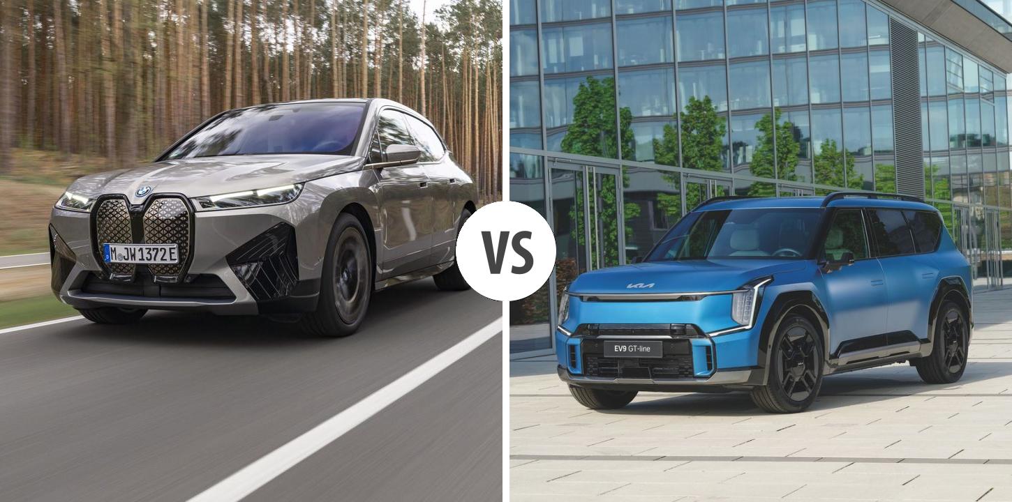 BMW iX VS KIA EV9 – Vergleiche Preise, Leistung, Kofferraum & Ausstattungen | AUTOGOTT.AT