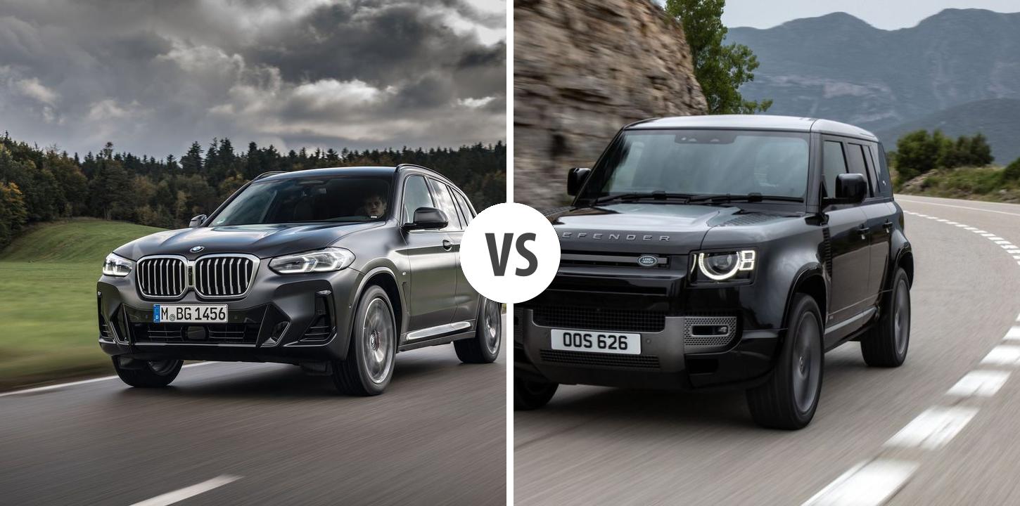 BMW X3 VS Land Rover Defender Autovergleich | AUTOGOTT.AT
