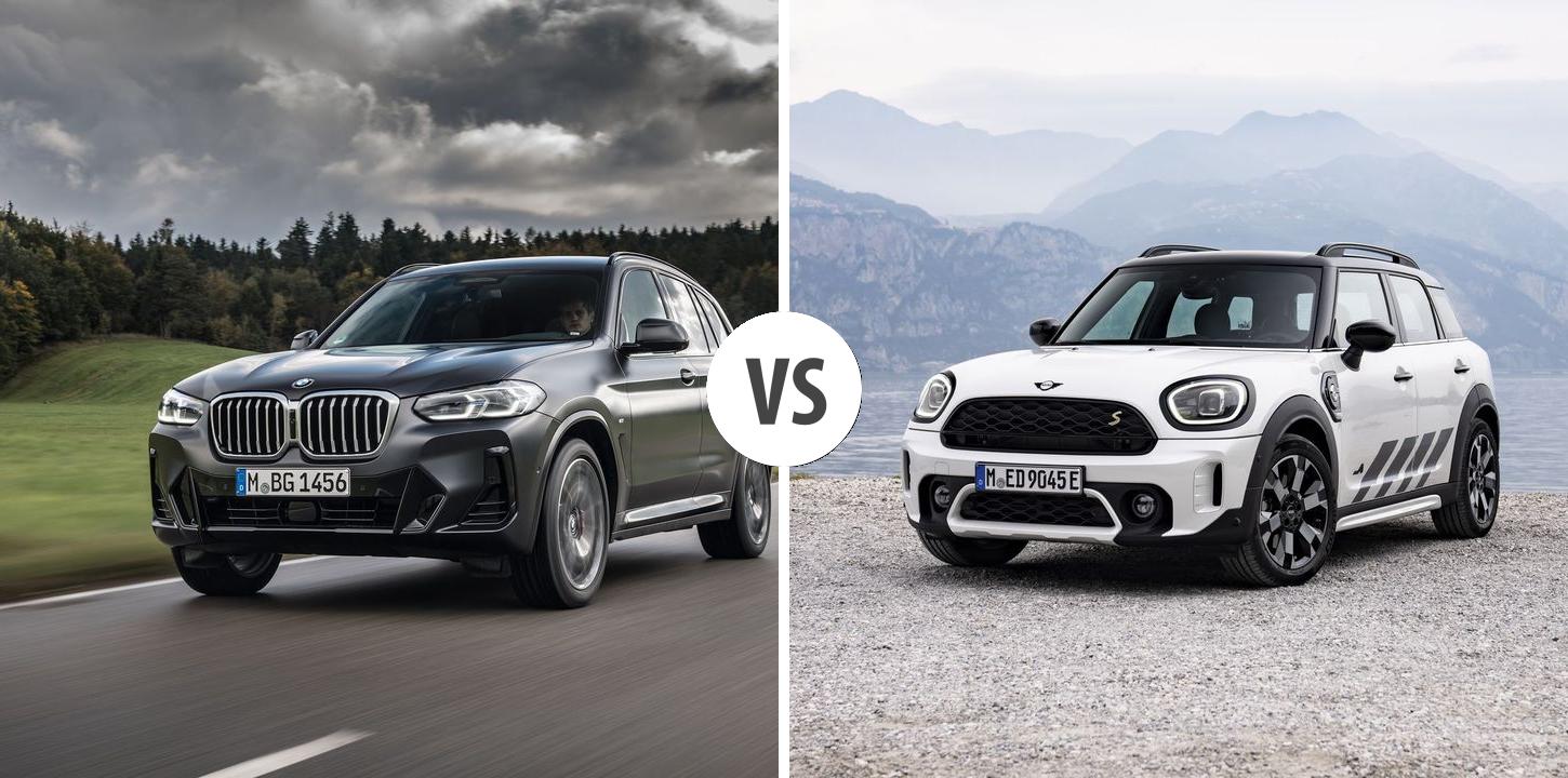 BMW X3 VS Mini Countryman – Vergleiche Preise, Leistung, Kofferraum ...