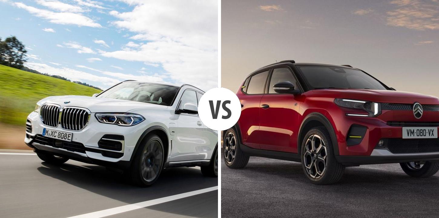 BMW X5 VS Citroën ë-C3 – Vergleiche Preise, Leistung, Kofferraum ...