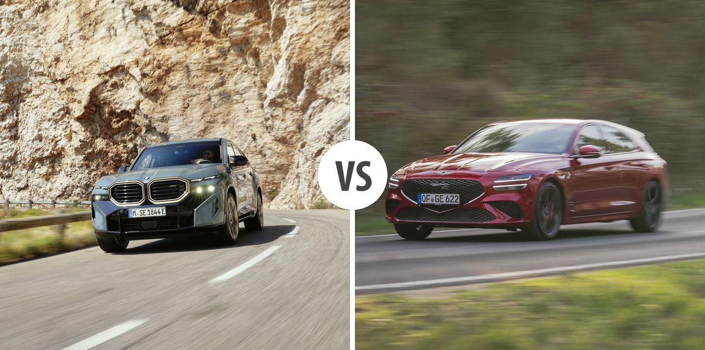 BMW XM VS Genesis G70 Shooting Brake (bis 2025) – Vergleiche Preise, Leistung, Kofferraum ...