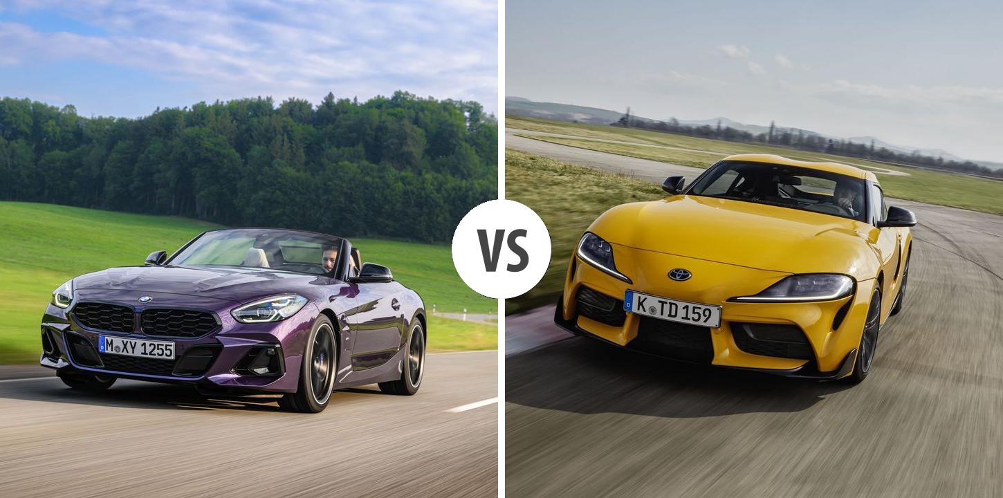 BMW Z4 VS Toyota Supra – Vergleiche Preise, Leistung, Kofferraum ...