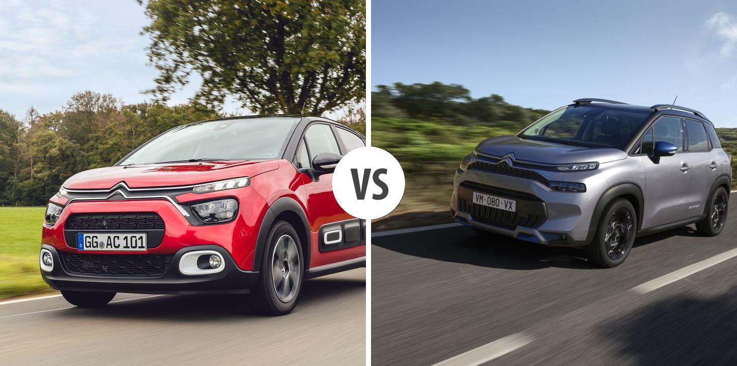 Citroën C3 VS Citroën C3 Aircross – Vergleiche Preise, Leistung ...