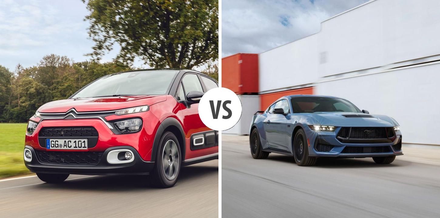 Citroën C3 VS Ford Mustang Fastback – Vergleiche Preise, Leistung ...