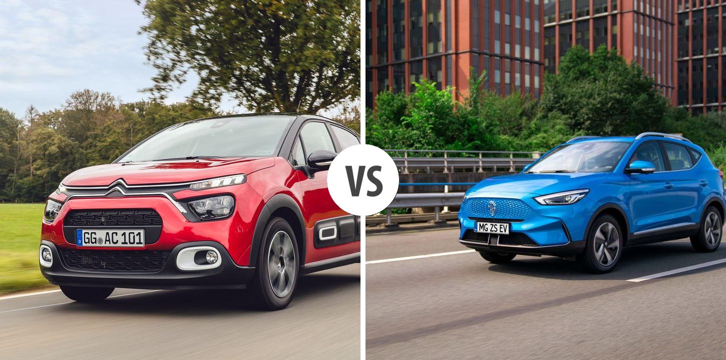 Citroën C3 VS MG ZS EV (bis 2025) – Vergleiche Preise, Leistung ...