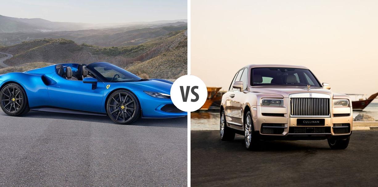 Ferrari 296 Targa VS Rolls-Royce Cullinan (bis 2025) – Vergleiche ...