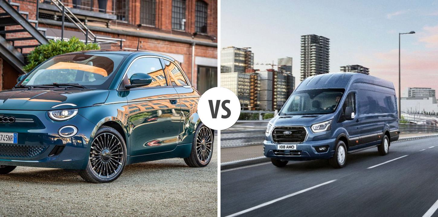 FIAT 500 Elektro VS Ford Transit – Vergleiche Preise, Leistung ...