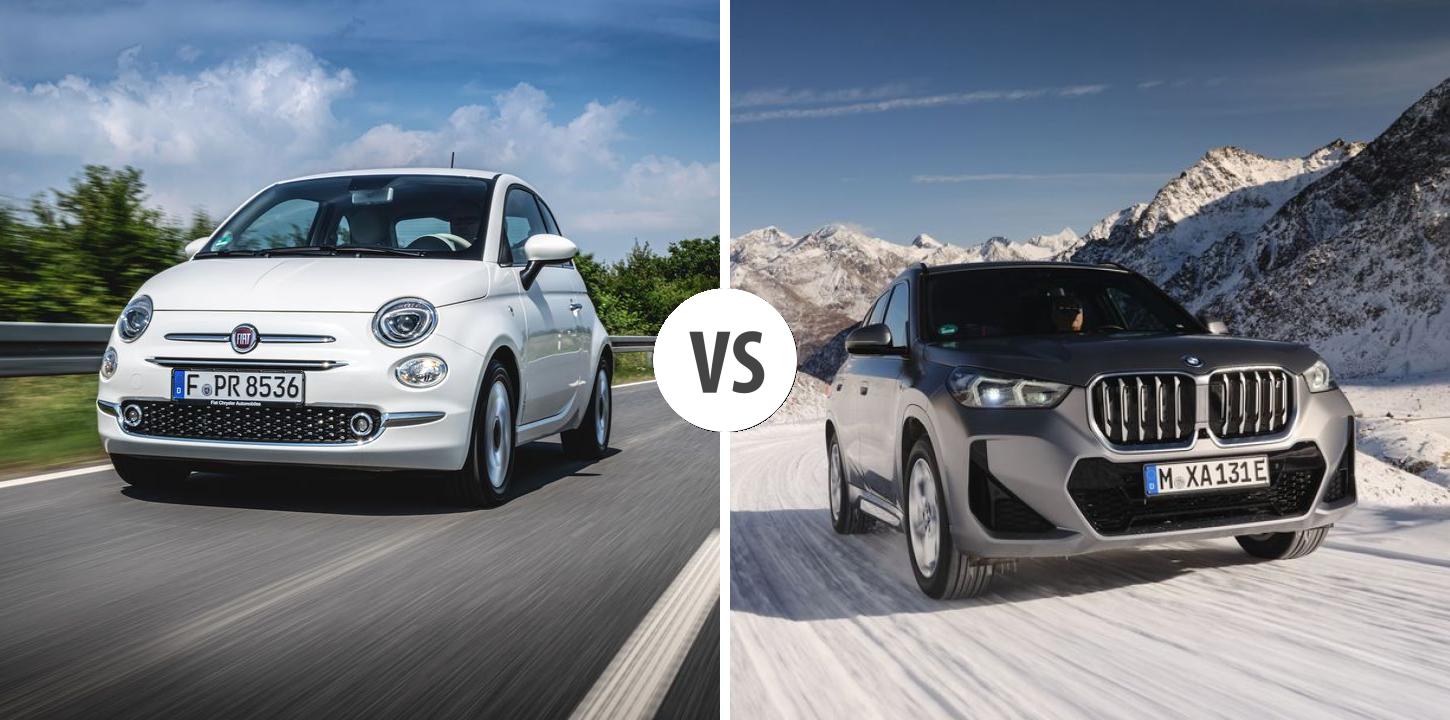 FIAT 500 VS BMW iX1 Autovergleich | AUTOGOTT.AT