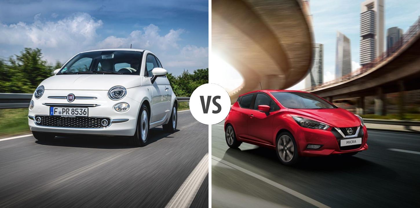 FIAT 500 VS Nissan Micra – Vergleiche Preise, Leistung, Kofferraum ...