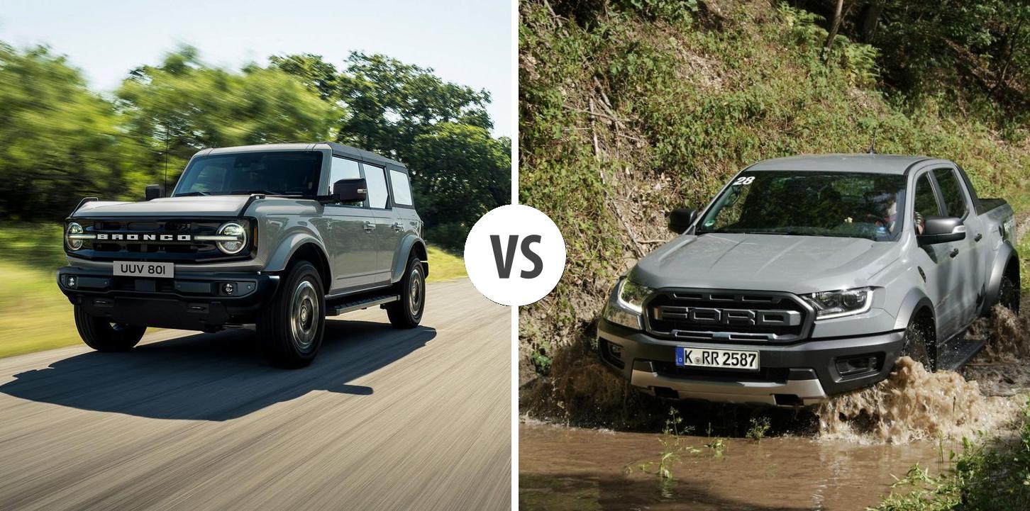 Ford Bronco VS Ford Ranger – Vergleiche Preise, Leistung, Kofferraum ...