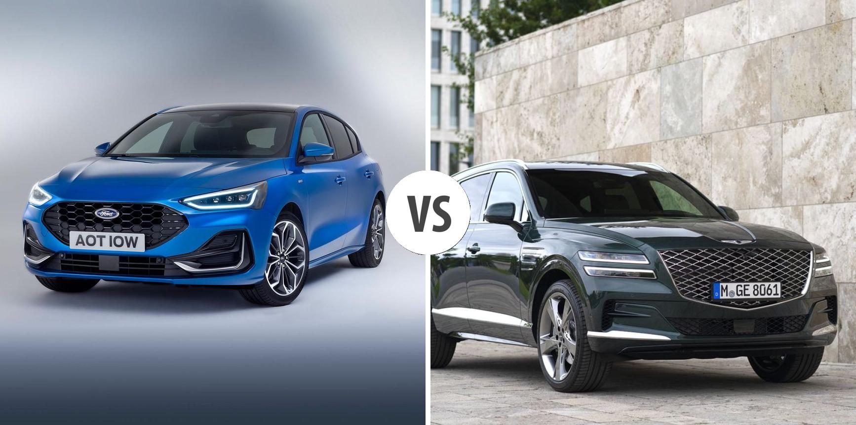 Ford Focus VS Genesis GV80 – Vergleiche Preise, Leistung, Kofferraum ...
