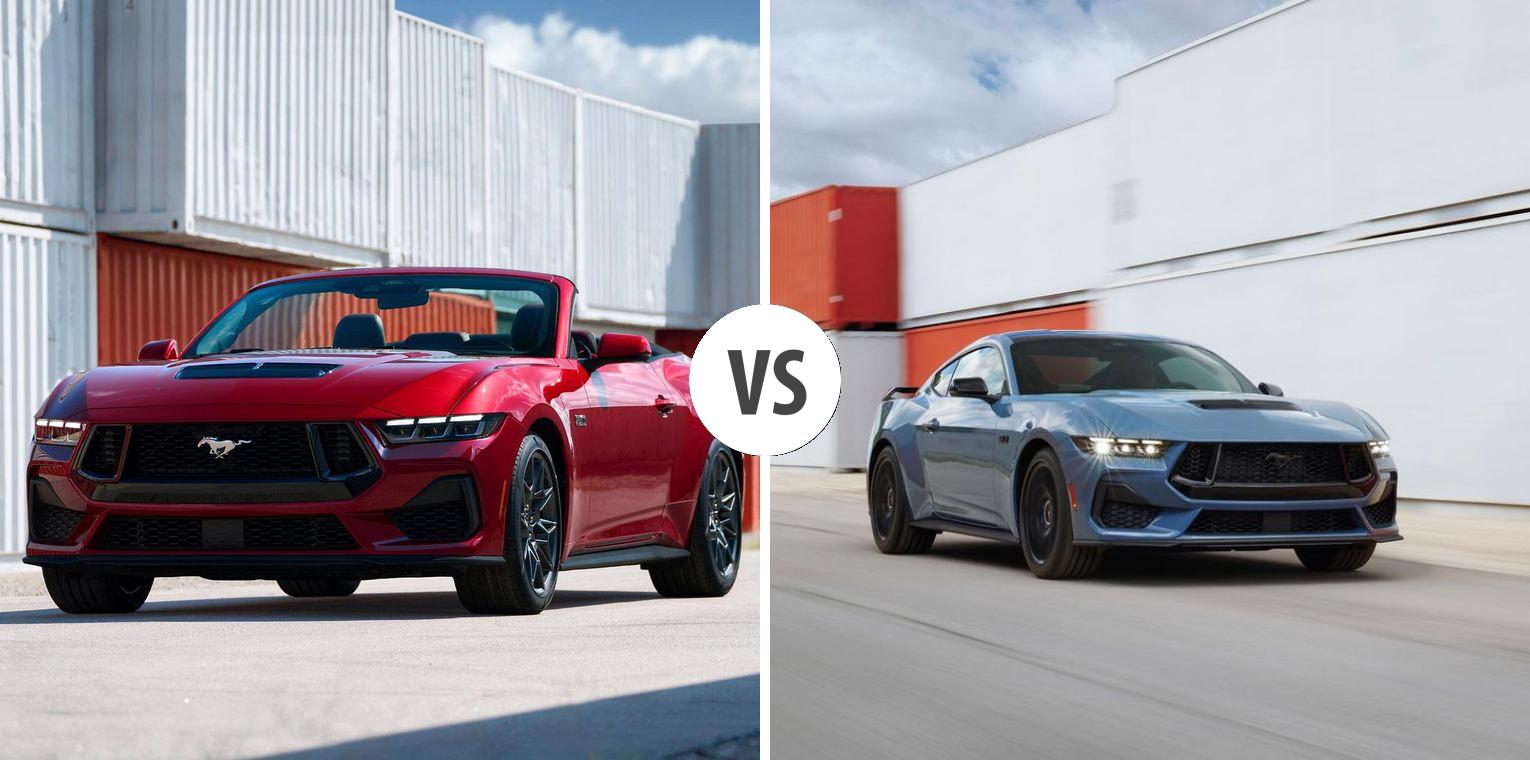 Ford Mustang Convertible VS Ford Mustang Fastback Autovergleich ...