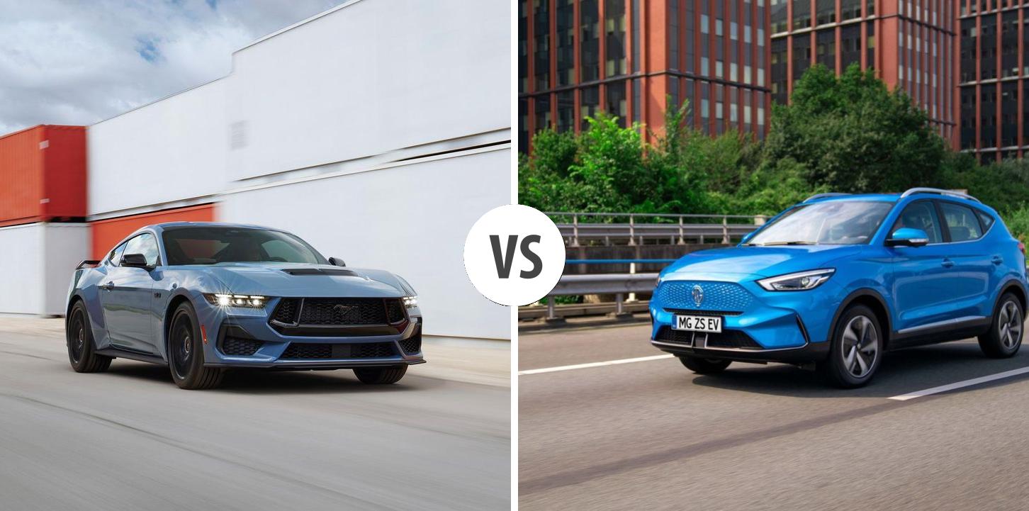 Ford Mustang Fastback VS MG ZS EV – Vergleiche Preise, Leistung ...