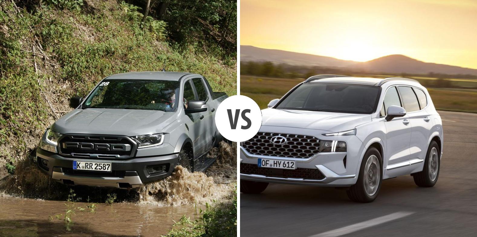 Ford Ranger VS Hyundai Santa Fe – Vergleiche Preise, Leistung ...