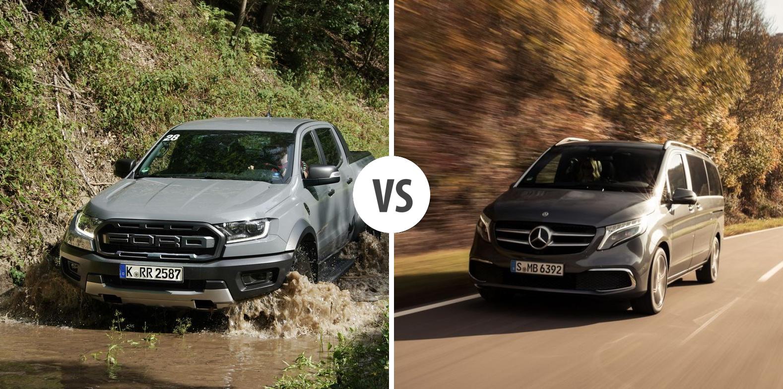 Ford Ranger VS Mercedes V-Klasse – Vergleiche Preise, Leistung ...