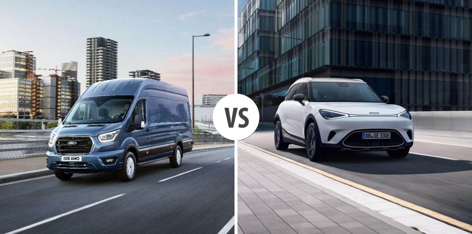 Ford Transit Kastenwagen VS Smart #1 – Vergleiche Preise, Leistung ...