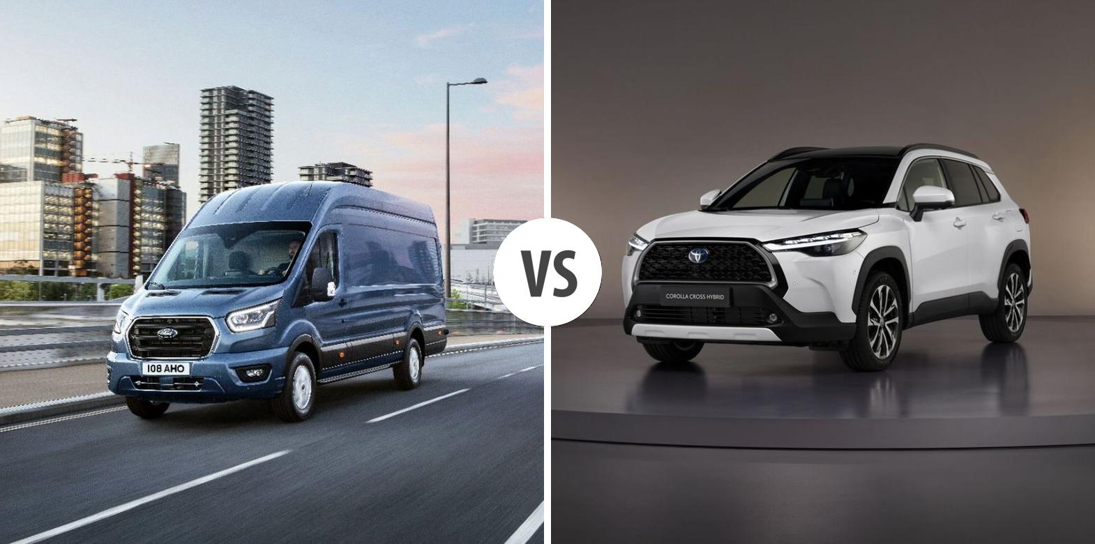 Ford Transit VS Toyota Corolla Cross – Vergleiche Preise, Leistung ...