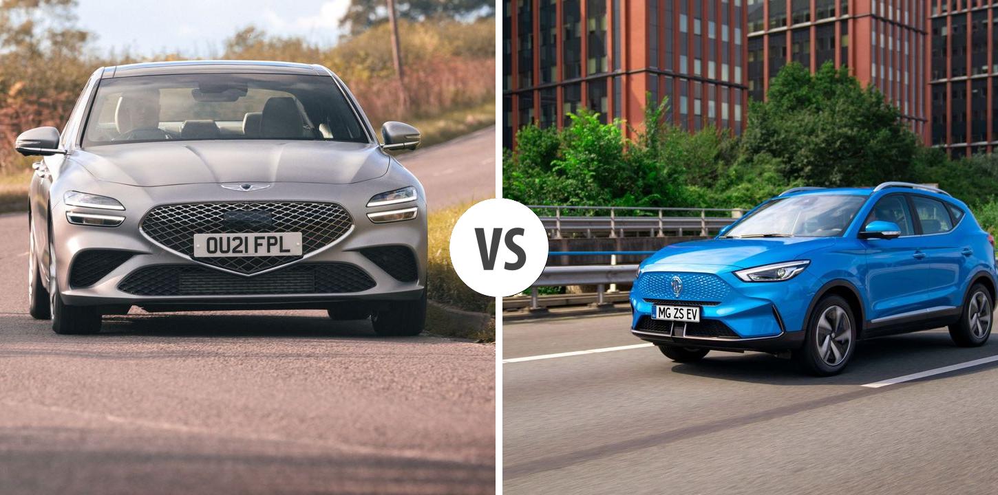Genesis G70 (bis 2025) VS MG ZS EV (bis 2025) – Vergleiche Preise, Leistung, Kofferraum ...