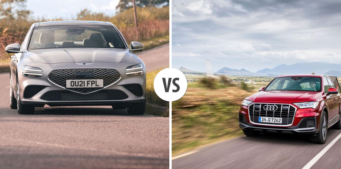 Genesis G70 VS Audi Q7 – Vergleiche Preise, Leistung, Kofferraum ...
