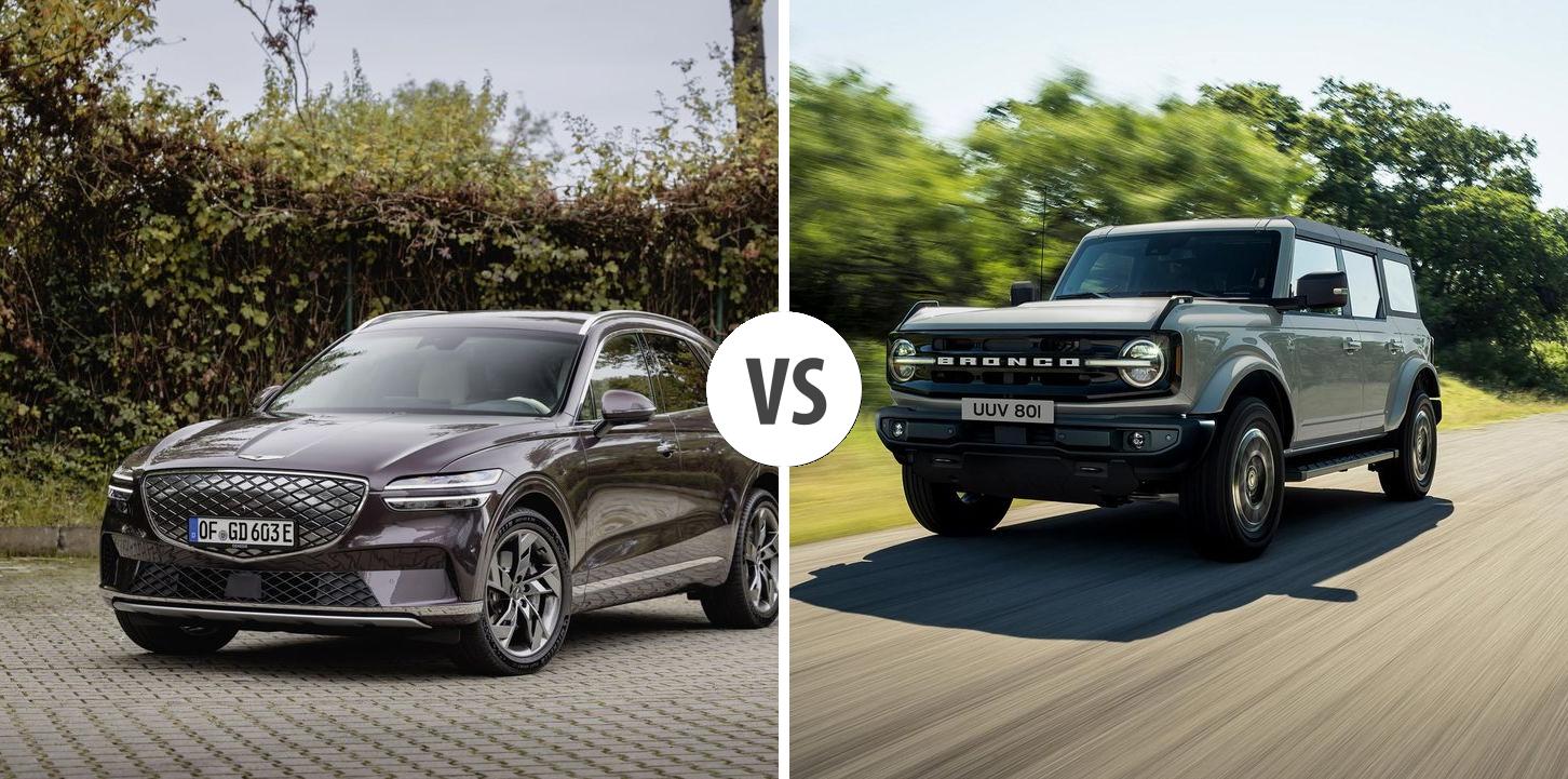 Genesis GV70 (bis 2025) VS Ford Bronco (bis 2025) – Vergleiche Preise ...