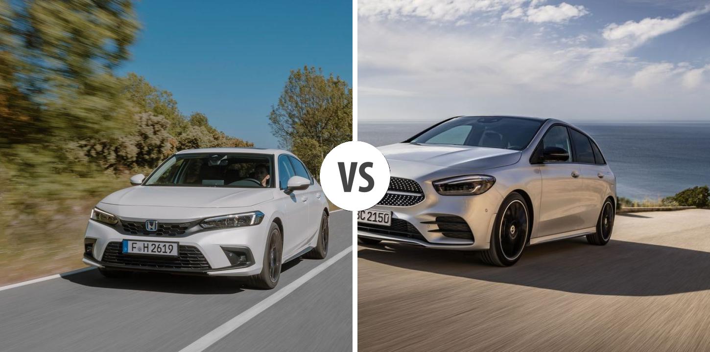 Honda Civic VS Mercedes B-Klasse – Vergleiche Preise, Leistung ...