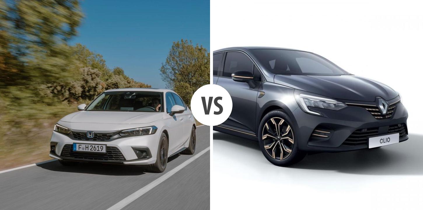 Honda Civic VS Renault Clio – Vergleiche Preise, Leistung, Kofferraum ...