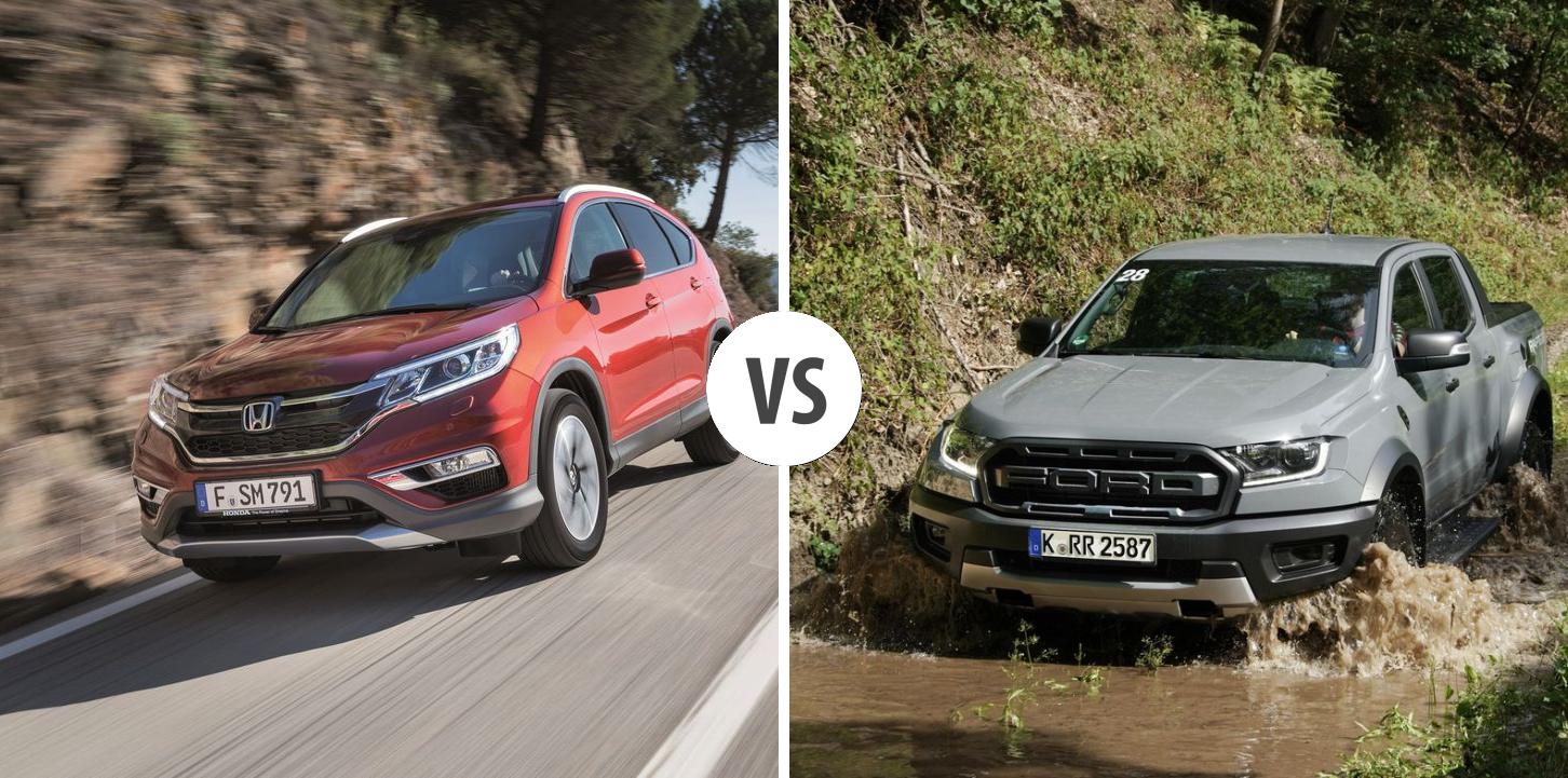 Honda CR-V VS Ford Ranger – Vergleiche Preise, Leistung, Kofferraum ...