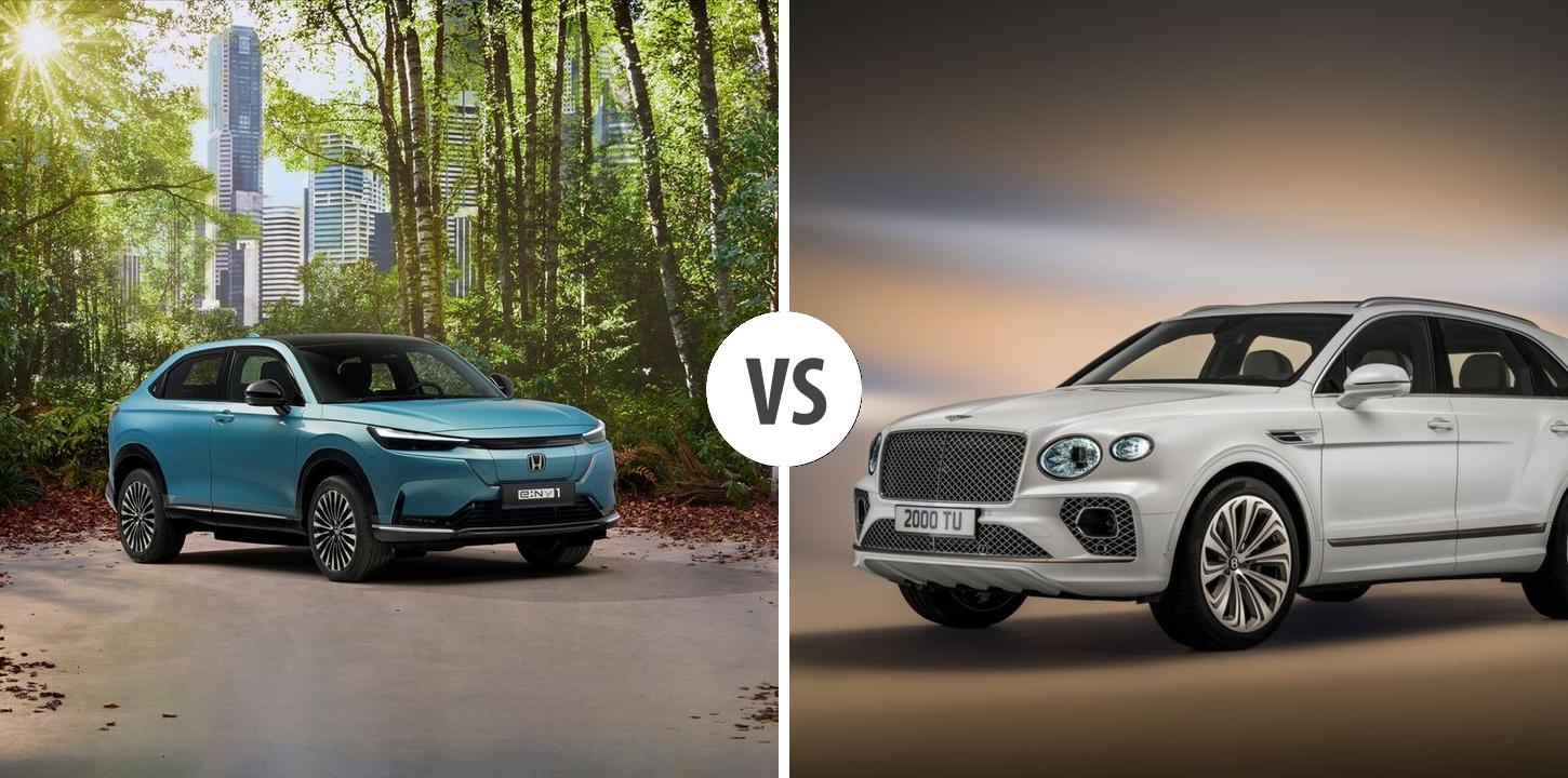 Honda e:Ny1 VS Bentley Bentayga (bis 2025) – Vergleiche Preise ...