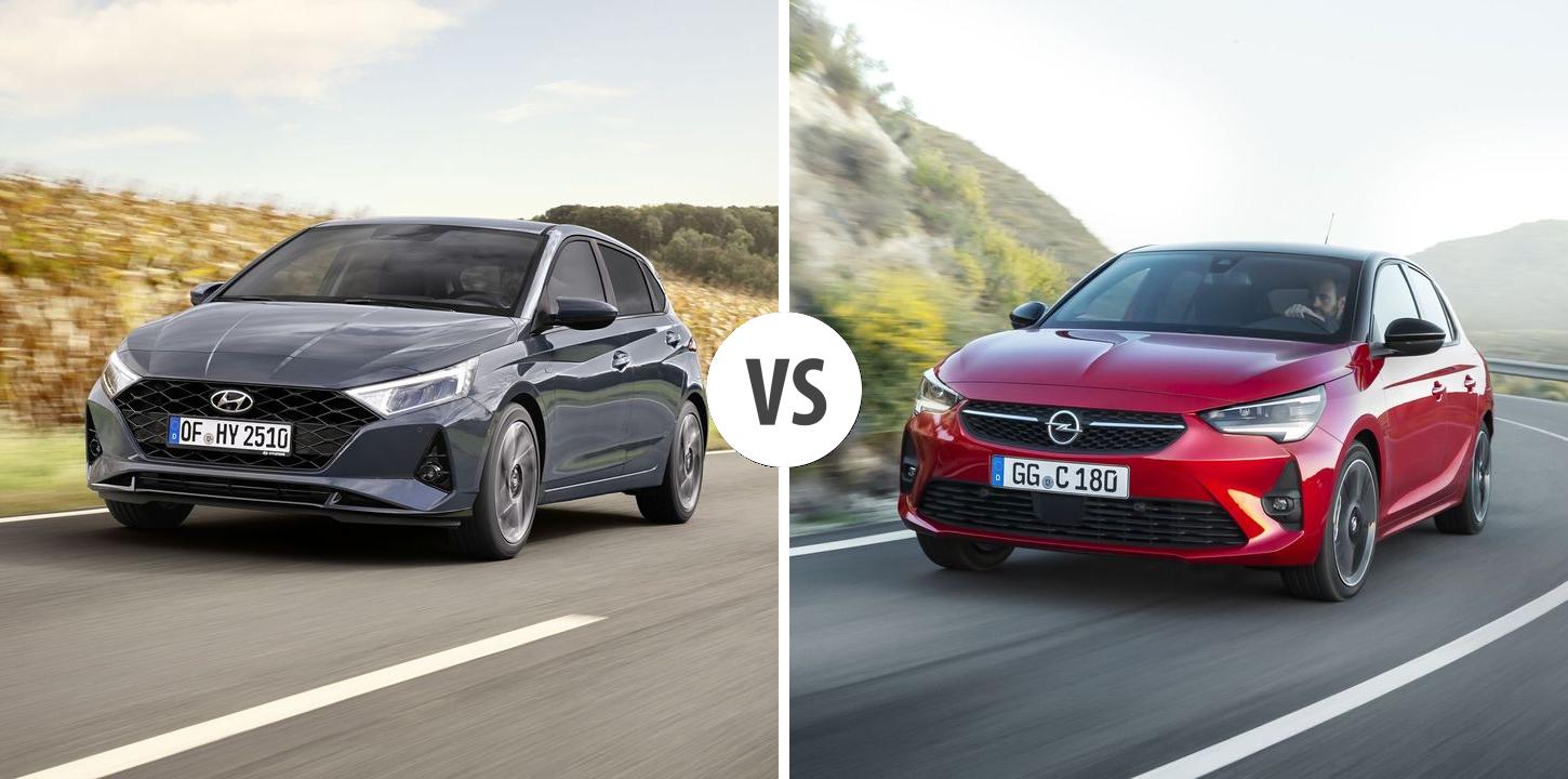 Hyundai i20 VS Opel Corsa – Vergleiche Preise, Leistung, Kofferraum ...
